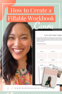 How to Create a Digitally Fillable Workbook - madeonsundays.com