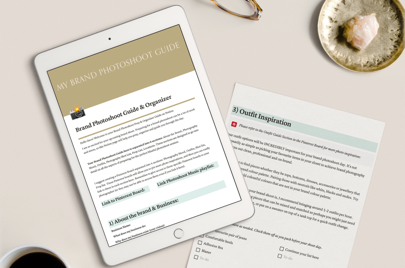 How to Plan for a Brand Photoshoot - madeonsundays.com