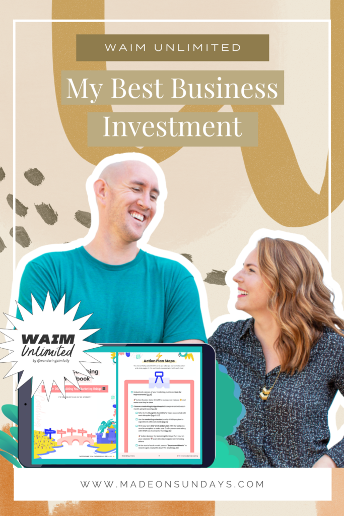 WAIM Unlimited 2025 - An Honest Review + Bonus! - madeonsundays.com