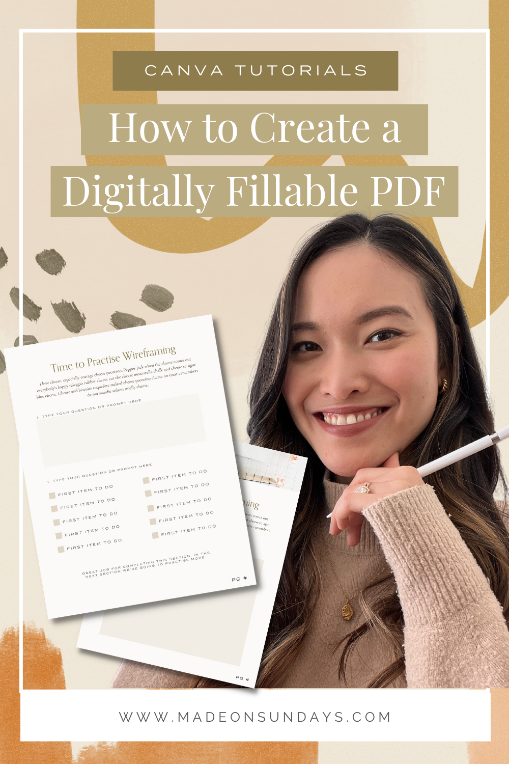 How To Create A Digitally Fillable PDF Form 2022 Madeonsundays