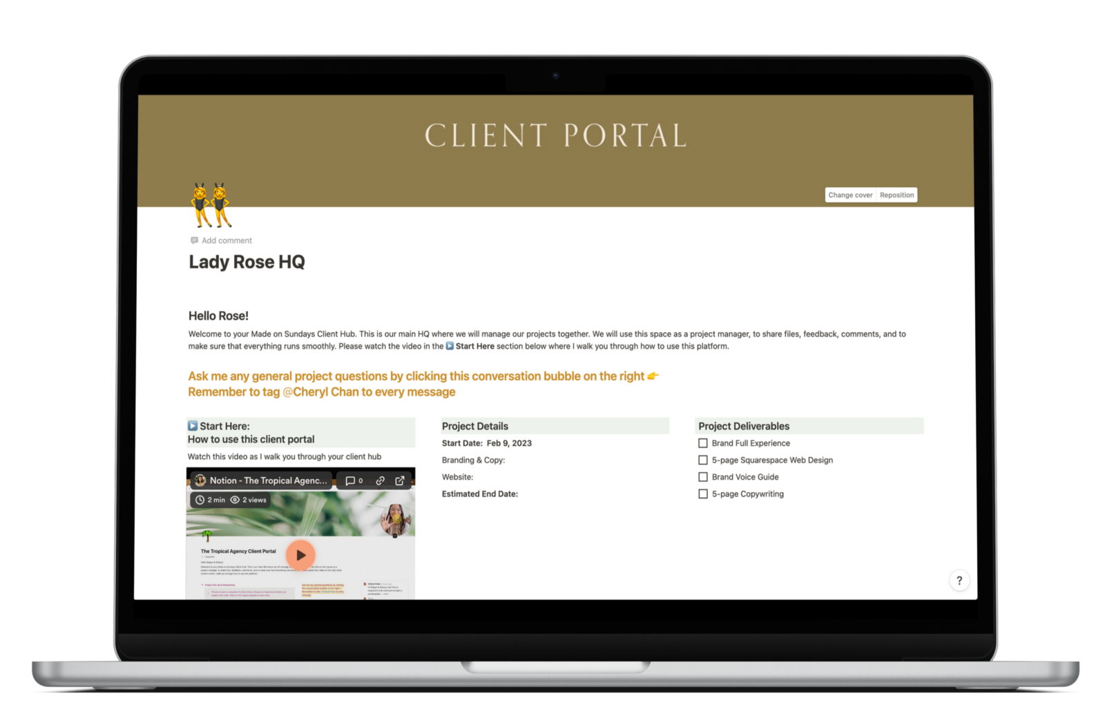 Streamline Client Projects with Notion | Client Portal & CRM ...